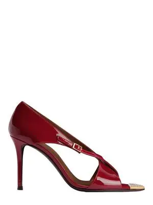 GIUSEPPE ZANOTTI Intriigo Croisée Crystal 90 Sandals - Red