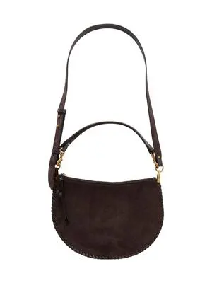 Isabel Marant Oskan Soft Zipped Shoulder Bag - Brown
