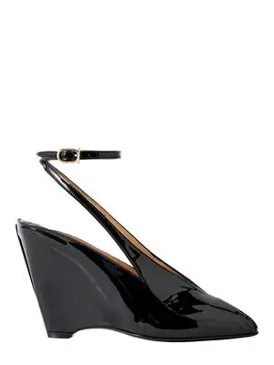 FERRAGAMO Arcadia Patent-leather Pumps - Black
