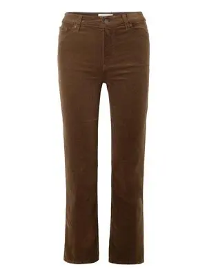 FRAME Cotton-blend Corduroy Flare Pants - Brown