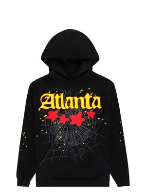 SP5DER Atlanta Hoodie - Black