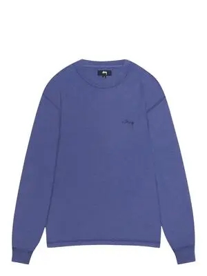 StÜssy Lazy Long-sleeve Tee - Blue