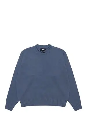 StÜssy Surfman Mock Neck Sweater - Blue