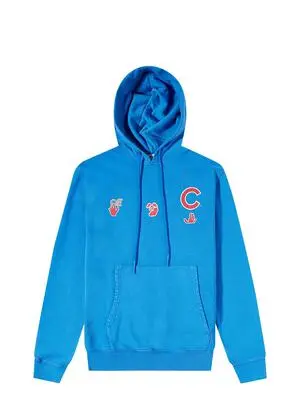 Off-White X Mlb Chicago Cubs Hoodie - Blue