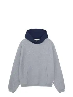 StÜssy Two Tone Hooded Sweatshirt - Grey