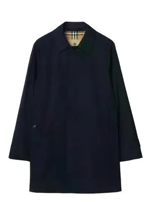 Burberry Camden Raglan-sleeve Coat - Blue