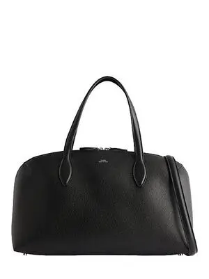 TOTÊME Day Suede Tote Bag - Black