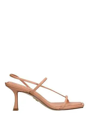Steve Madden Locke Faux-leather Heeled Sandals - Tan