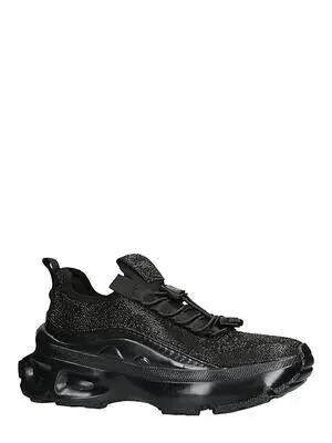 Steve Madden Fabuluxe Chunky Woven Trainers - Black