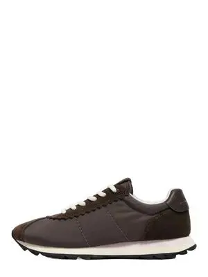 Bimba Y Lola Scalloped Trim Lace-up Sneakers - Brown