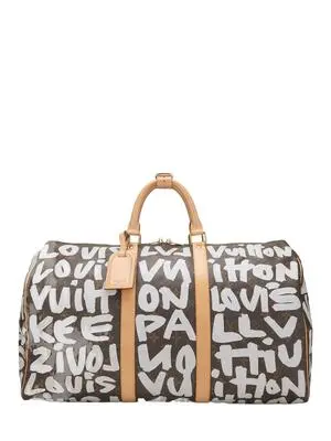 LOUIS VUITTON Stephen Sprouse Monogram Graffiti Keepall 50 - Grey