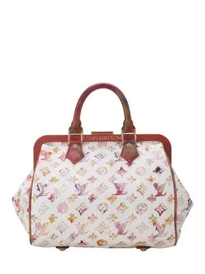 LOUIS VUITTON Richard Prince Monogram Watercolor Frame Speedy - White