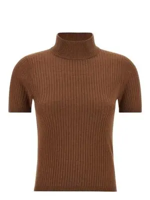 MAX MARA STUDIO Ribbed Wool And Silk Sweater
