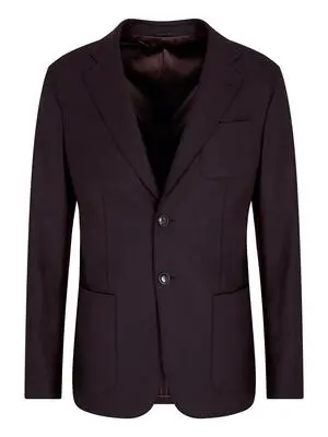 Giorgio Armani Upton Line Single-breasted Jacket - Brown