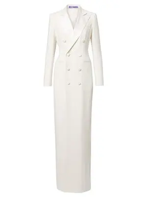 Ralph Lauren Kristian Silk Cady Gown - White
