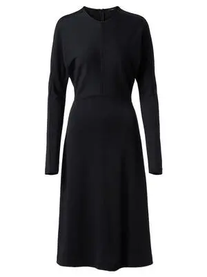 JOSEPH Wool Midi Dress - Black