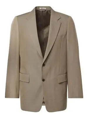 Auralee Wool Gabardine Blazer - Beige