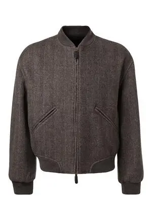 GIORGIO ARMANI Cashmere Bomber Jacket