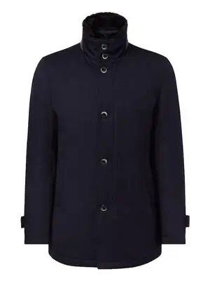 Herno Virgin Wool Jacket - Blue