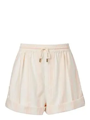 Chloé Striped Shorts - White