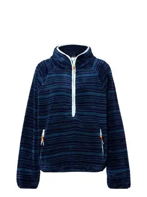 The Upside Harlow Fleece Half-zip Sweatshirt - Blue