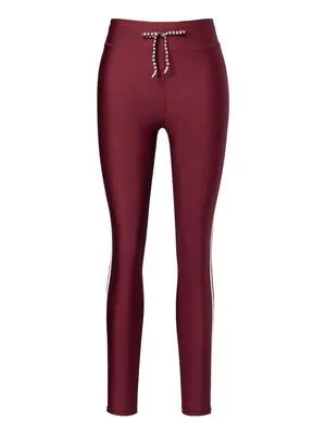 The Upside Oxford Leggings - Burgundy