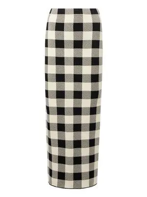 Posse Pippa Checked Maxi Skirt - Multicoloured