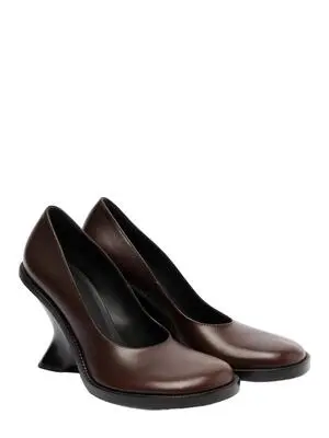 DRIES VAN NOTEN 95 Leather Wedges