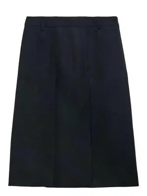 Prada Slitted Midi Skirt - Blue
