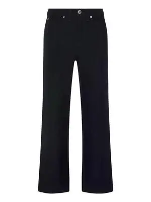 Brioni Cotton Straight-leg Trousers - Blue