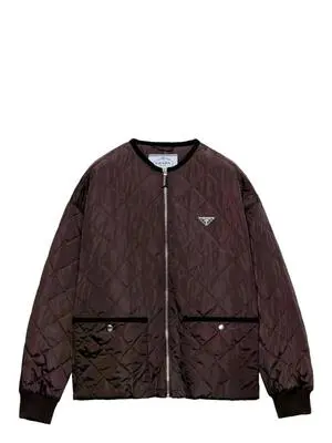 Prada Quilted Jacket - Brown