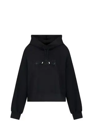 Armani Exchange Crystal-embellished Hoodie - Black