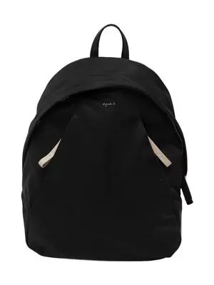 AGNÈS B. Logo-plaque Backpack - Black