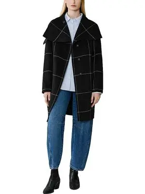 SOIA & KYO Jackie Cocoon Coat