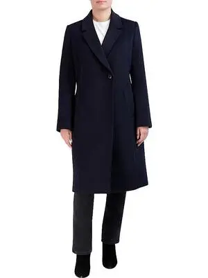COLE HAAN Single Breasted Asymmetric Coat
