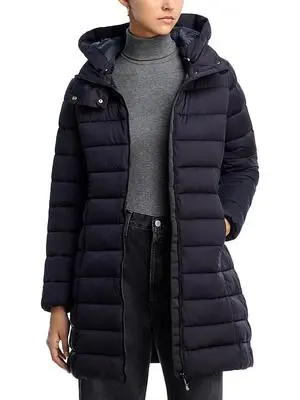 SAVE THE DUCK Enis Quilted Hooded Coat - Black
