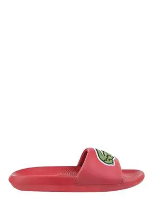 Lacoste Croco Slides - Red