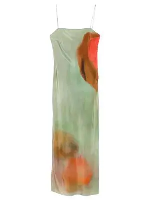 Sir The Label Calle Square-neck Maxi Dress - Green