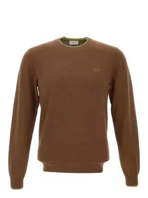 SUN 68 Crew-neck Sweater - Brown
