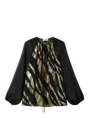TWINSET Sequin-embellished Blouse - Black
