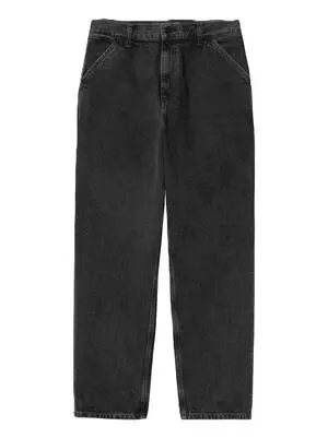 Carhartt Work In Progress Back-pocket Belt-loops Jeans - Black