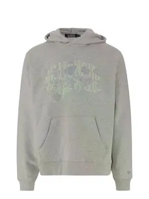 BILLIONAIRE Logo-print Hooded Sweatshirt - Grey