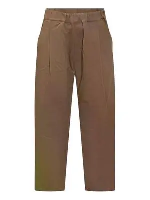 A PAPER KID Pleated Trousers - Brown