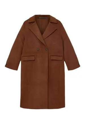 ALLSAINTS Wool-blend Sellma Coat - Brown