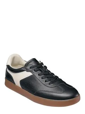 Florsheim Pace T-toe Low Top Leather Sneakers - Black Multi
