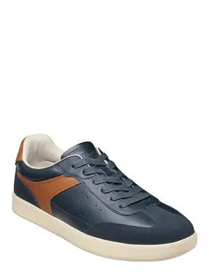 Florsheim Pace T-toe Low Top Leather Sneakers - Navy Multi