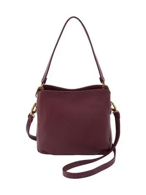 Hobo Starr Convertible Leather Shoulder Bag - Mulberry Glaze