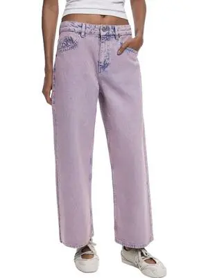Desigual Wide Leg Jeans - Pink