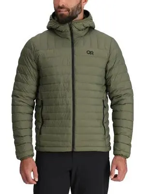 OUTDOOR RESEARCH Transcendent Hooded Down Puffer Jacket Ranger Green