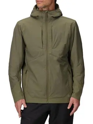 OUTDOOR RESEARCH Shadow Hybrid Hooded Water Resistant Jacket - Ranger Green